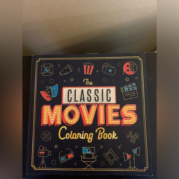 coloring book | Other | New The Classic Movies Coloring Book | Poshmark